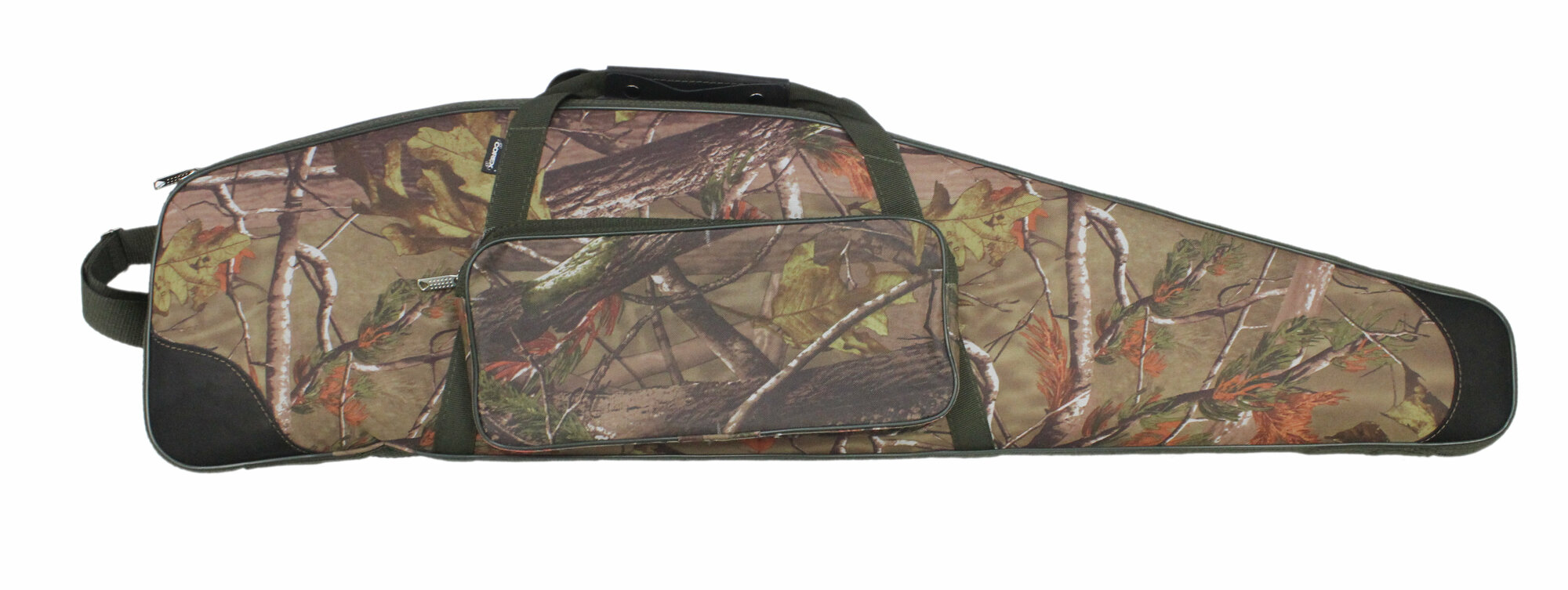 Кейс охотничий 110 см, с оптикой, поролон, карман, вставки кожа. с ремнем