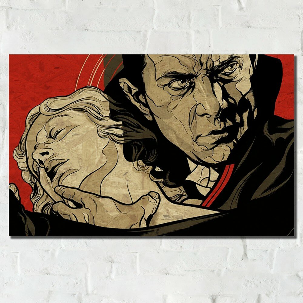 Картина интерьерная на рельефной доске ОСП Граф Дракула - 11732