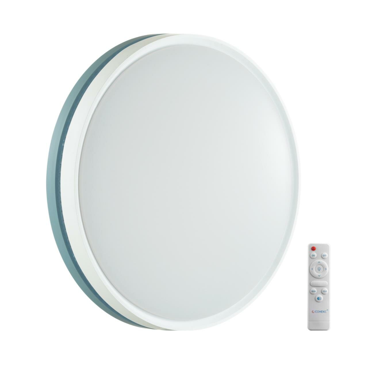 7669/EL COLOR SN 98 Светильник пластик/голубой LED 70Вт 3000-6000К D500 IP43 пульт ДУ NOHAVA BLUE Sonex