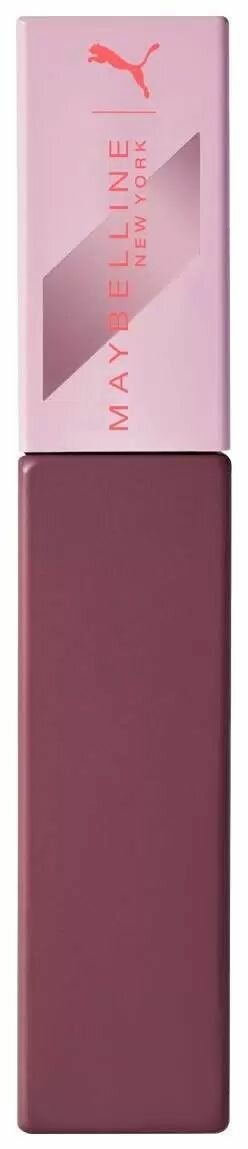 MAYBELLINE NEW YORK Maybelline New York x Puma Суперстойкая жидкая матовая помада для губ "Super Stay Matte Ink", оттенок №12 unstoppable