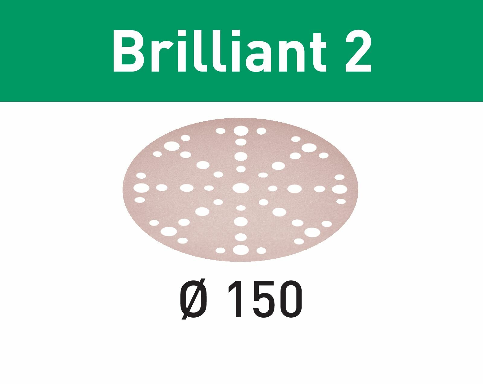 Шлифовальные круги Brilliant 2 Festool STF D150/48 P80 BR2/50 50 шт.