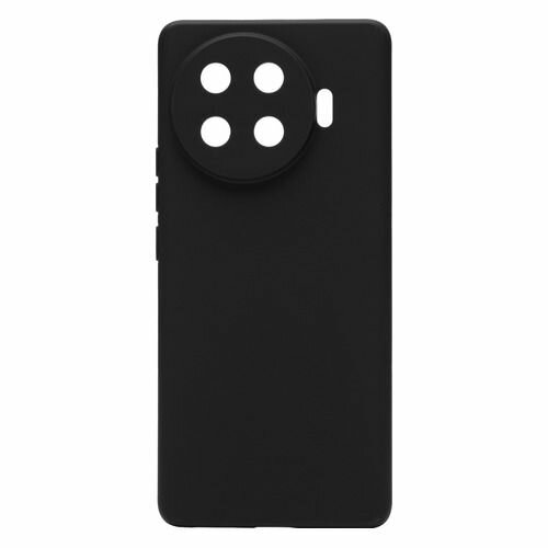 Чехол (клип-кейс) BORASCO для Tecno Spark 20 Pro +, черный [73128]