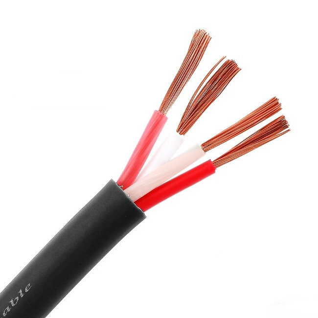 Кабель акустический с катушки Bi-Wire Canare 4S12F BLK, 1 м