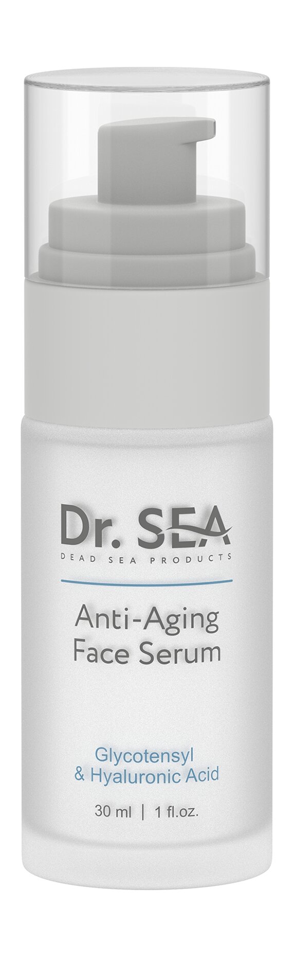 DR.SEA Сыворотка для лица антивозрастная с комплексом Glycotensyl и гиалуроновой кислотой, 30 мл