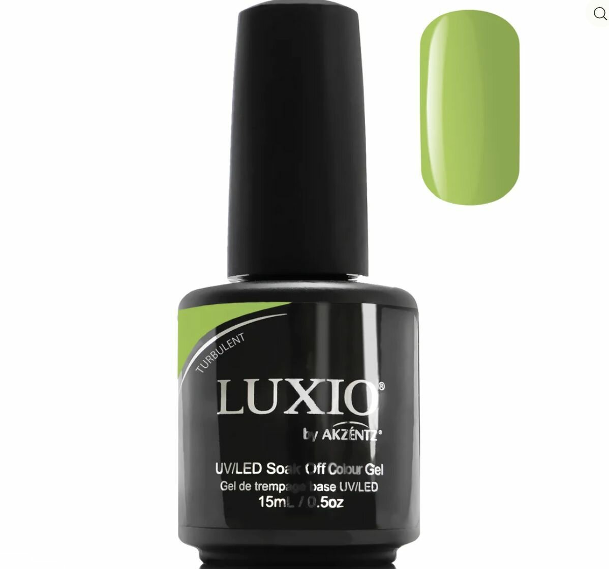 Гель лак Luxio Turbulent #237, 15 мл, свежий зеленый лайм
