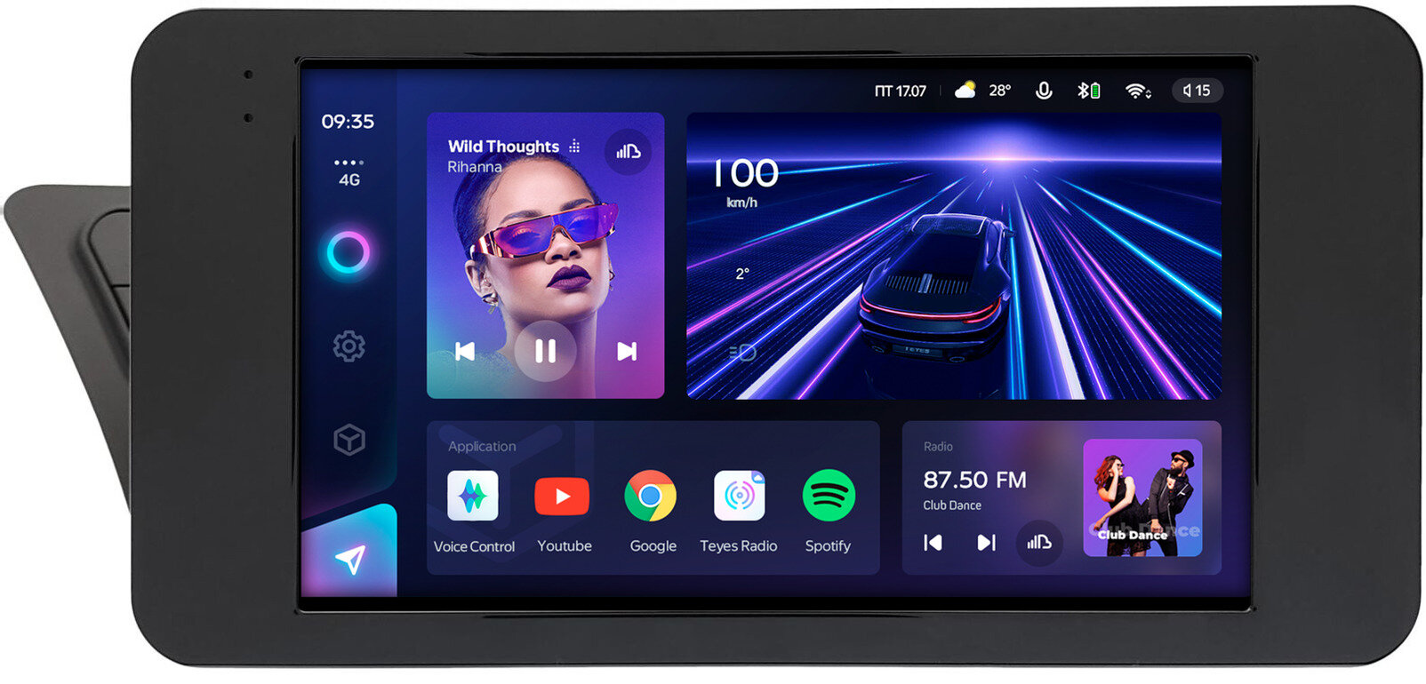 Штатная магнитола Audi A4 (B8), A5 (8T) 2007-2016 (авто без MMI) Teyes CC3 4/32 9" RM-9-1109 Android 10 (4G-SIM, DSP, QLed)