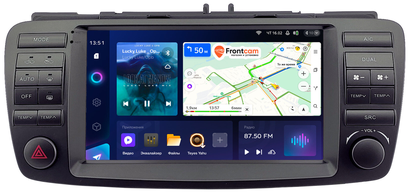 Штатная магнитола Teyes CC3 2K 4/32 9.5" RM-9-2283 Toyota Brevis 2001-2007 Android 10 (4G-SIM, DSP, QLed)