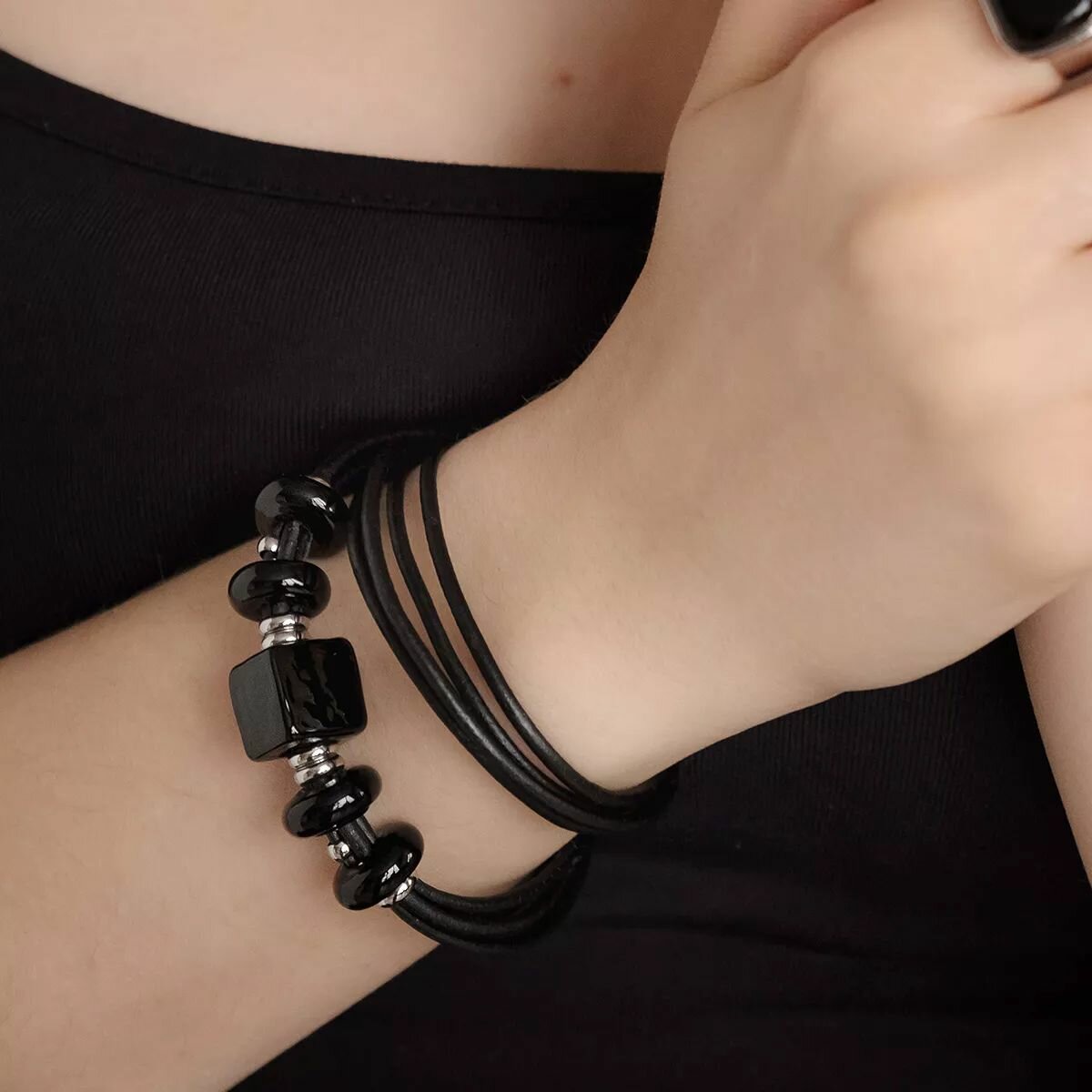 Браслет, муранское стекло, стекло