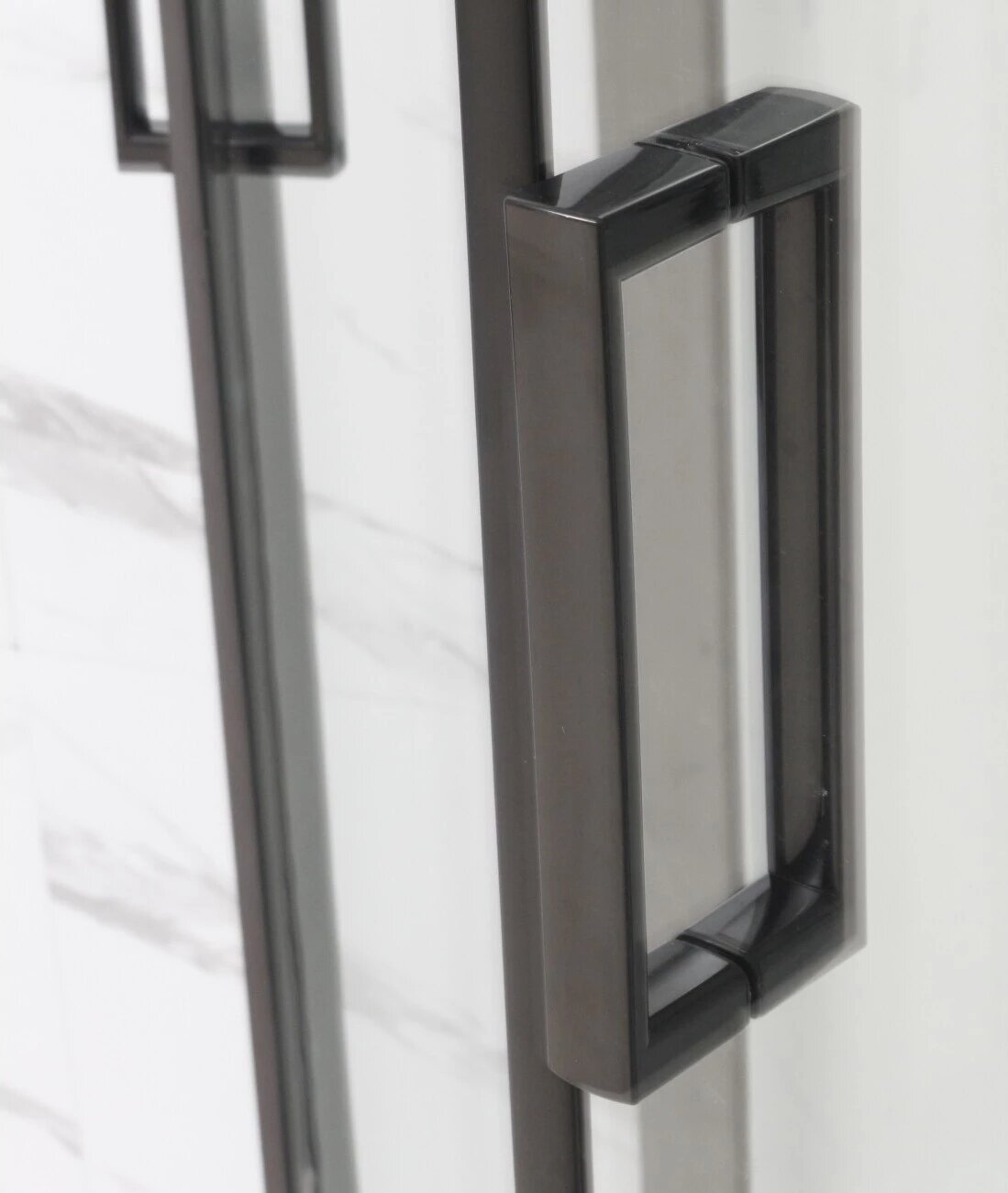 Душевая кабина FRANK F400/1 M Black, 100х100 см, черный цвет