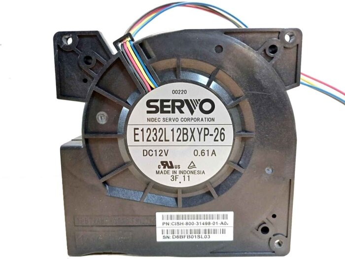 Вентилятор SERVO E1232L12BXYP-26 12V 0.61А 4-pin