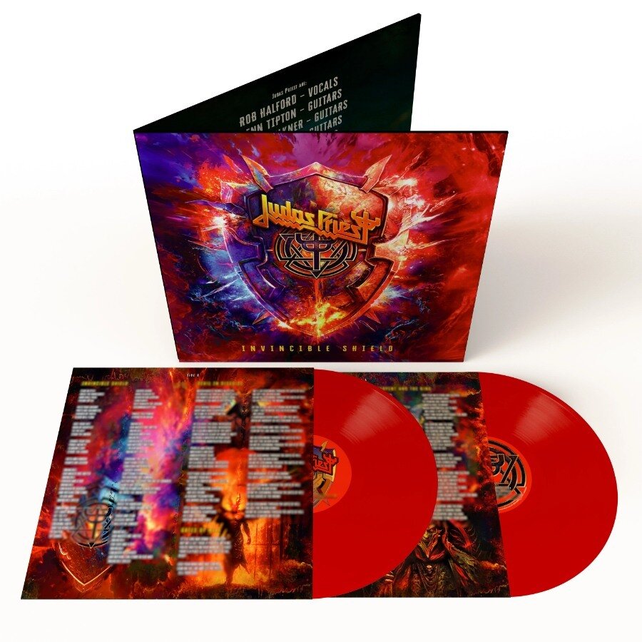 Виниловая пластинка Judas Priest — Invincible Shield (Coloured Vinyl)(2LP)