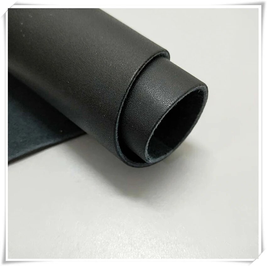 Листы натуральной кожи для рукоделия Черный, 50x50cm, черный