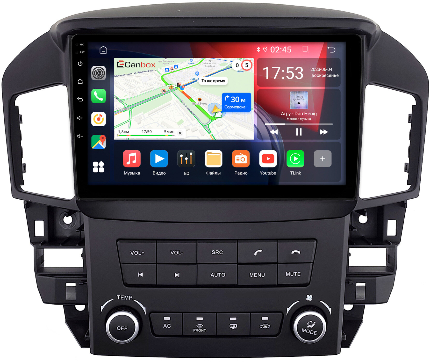 Штатная магнитола Canbox GTR9-9221 для Lexus RX 300 1997-2003 на Android 10 (IPS, DSP, CarPlay)