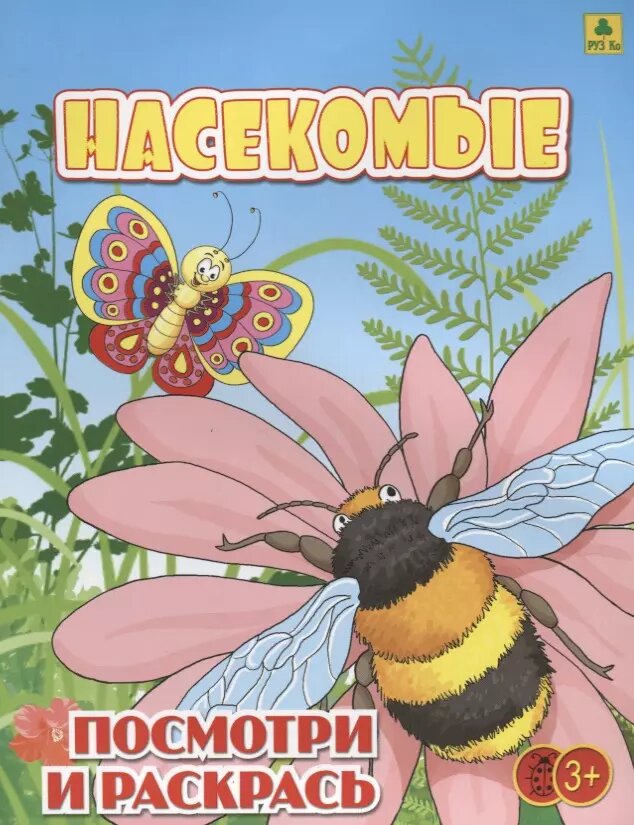 Насекомые. Посмотри и раскрась