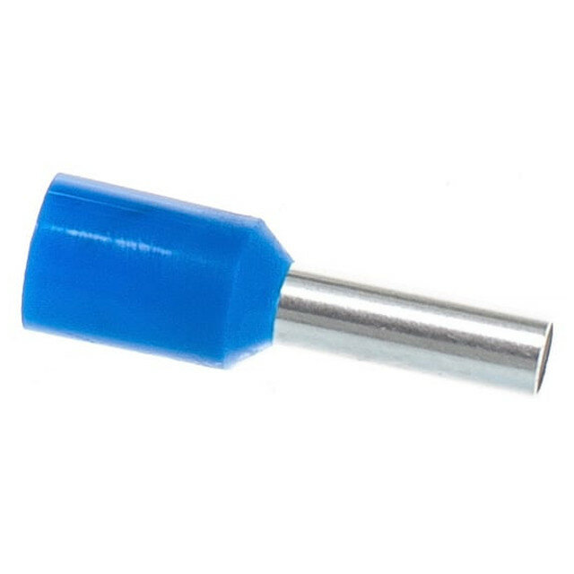 Наконечник-гильза 2,5 мм набор 100 шт для кабельных соединений и изоляции для проводки