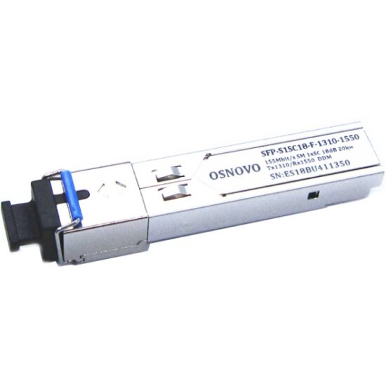 Оптический SFP Модуль Osnovo SFP-S1SC18-F-1310-1550