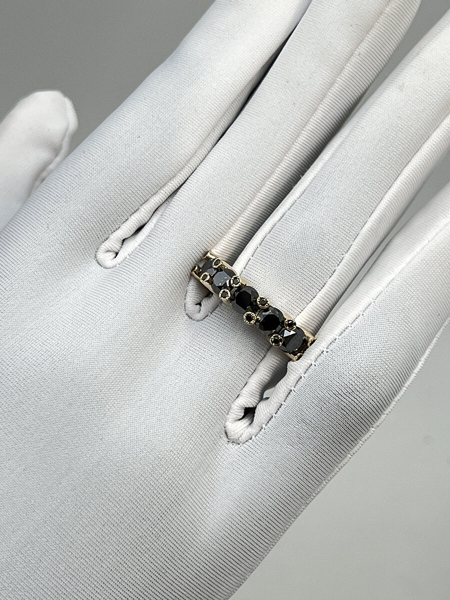 Кольцо, желтое золото, 585 проба, бриллиант