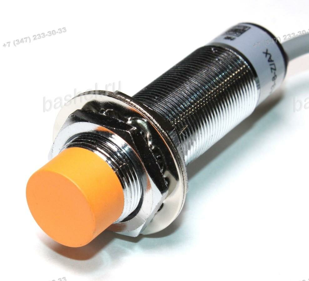 LJ18A3-8-Z/AX, Индуктивный датчик приближения, (0-8 мм, NPN, NC, 6-36VDC, 300mA)