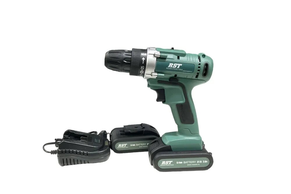 Razaian Tools - Шуруповерт с двумя аккумуляторами, 21В, 40Нм, кейс