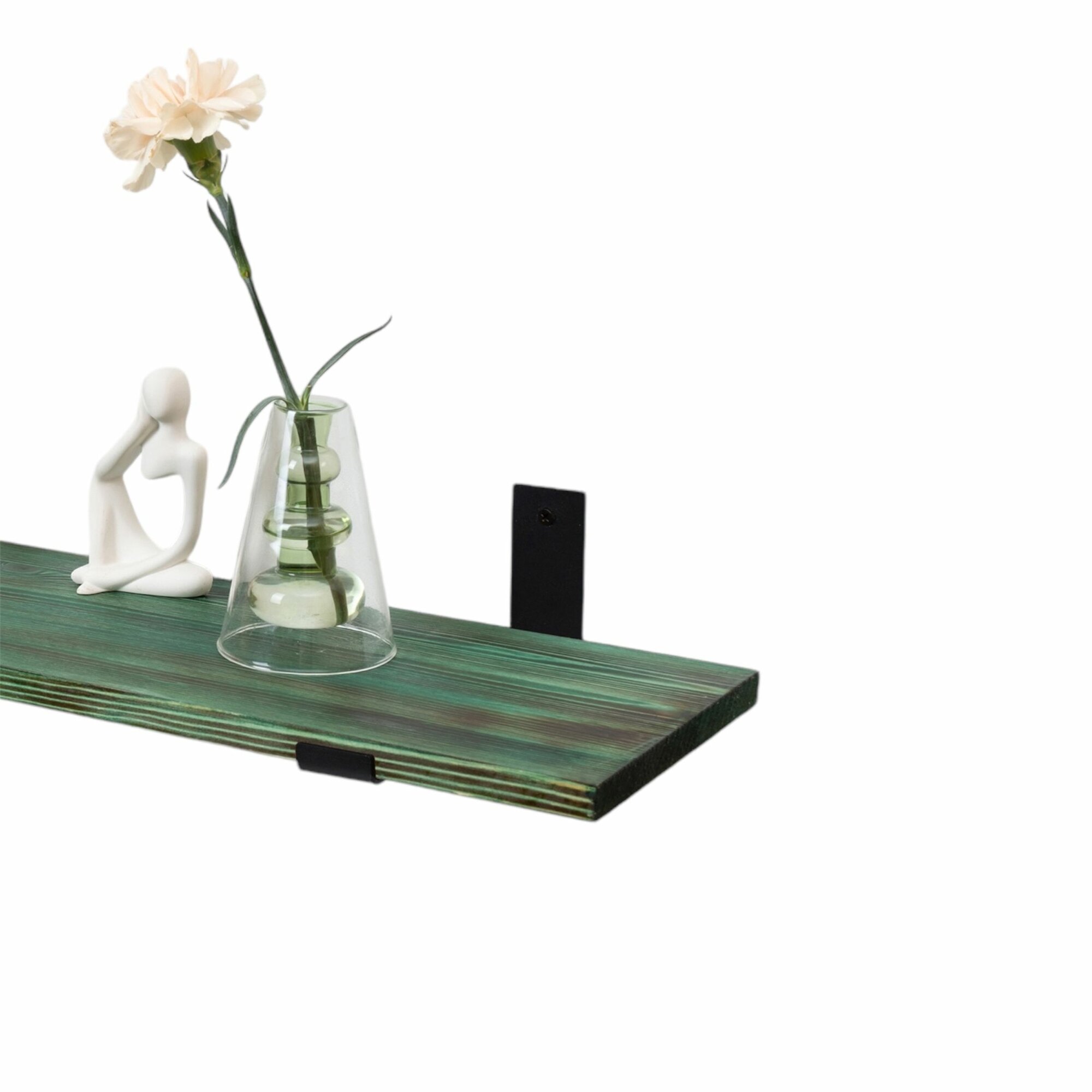 Полка Настенная 70х30 см Дуб Изумрудный без кронштейна