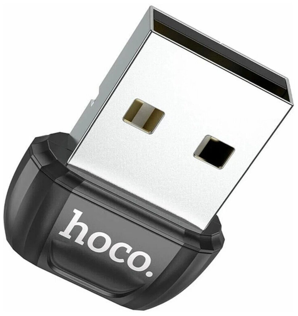 Bluetooth адаптер для ПК Hoco UA18 USB-Bluetooth 5.0 (Black)