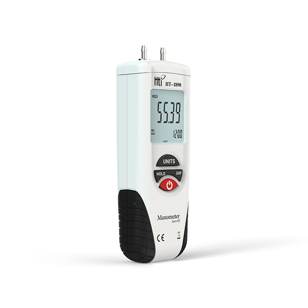 Hti LCD Mini Digital Manometer Дифференциальный манометр Измеритель давления