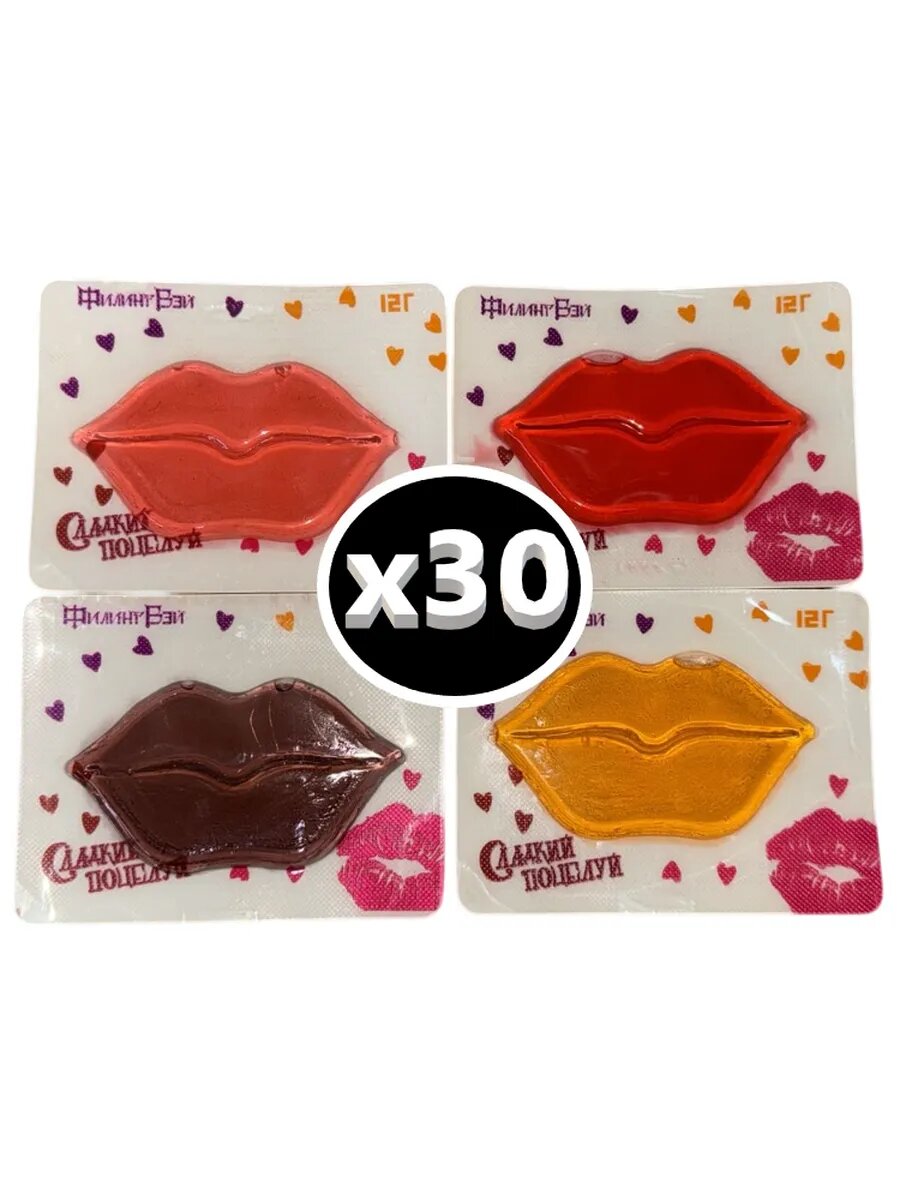 Мармелад "Сладкий поцелуй" ассорти вкусов 12 г * 30 шт