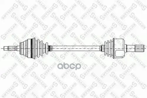 Привод левый! 710mm, 21648 Peugeot J5, Citroen C25, Fiat Ducato 1.8-2.5TD 81> Stellox арт. 1581004SX