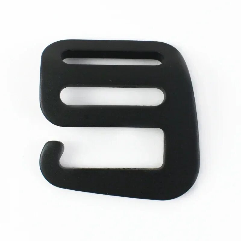 Металлические пряжки Meetee 20/25 мм 2/5/10 шт Черный, 20mm-10Pcs, Black-Left