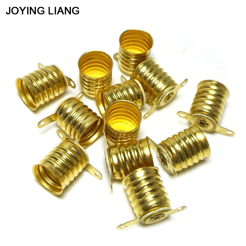 Основа для маленькой лампы JOYING LIANG E10 винтового типа для студентов, экспериментов по физике, держатель лампы для пожилых фар, 10 шт./лот