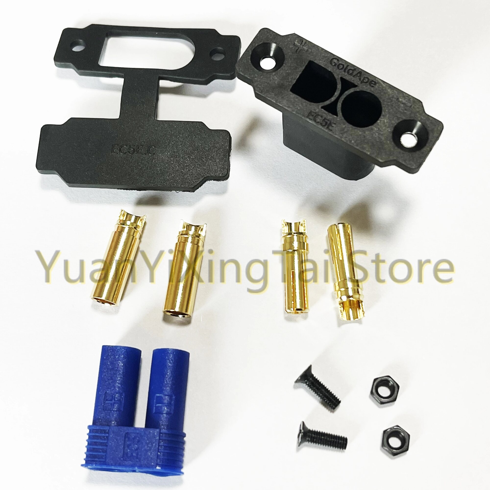 Быстрая доставка Ec5e EC5E-M EC5E-F Монтируемый Xt90 Женский разъем типа «банан» Мужской Женский EC5 Разъемы Высокий ток для аккумулятора