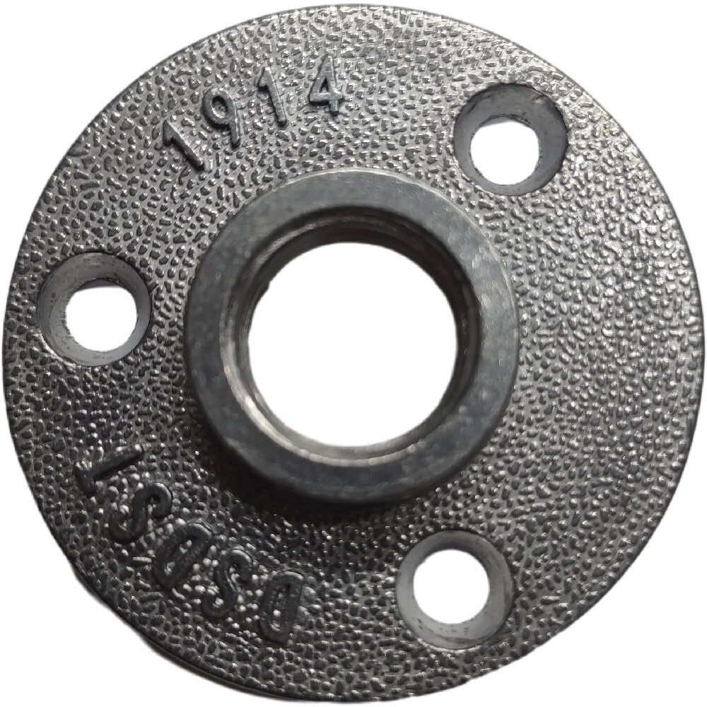 Напольный фланец из алюминиевого сплава с 3 отверстиями 1/2 дюйма Aluminum Alloy, ДН15