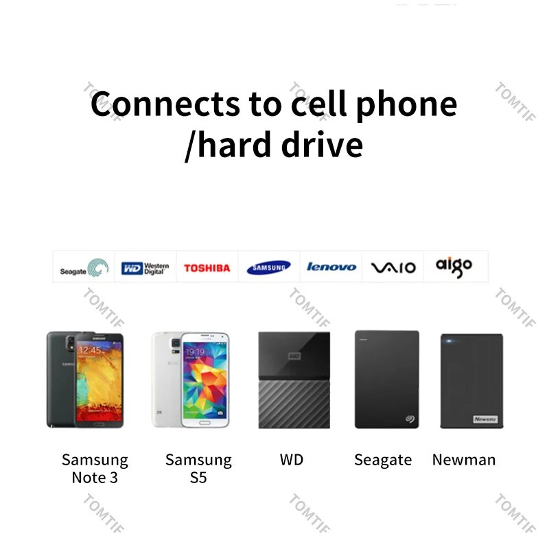 USB 2м Micro B кабель для HDD — фото 1