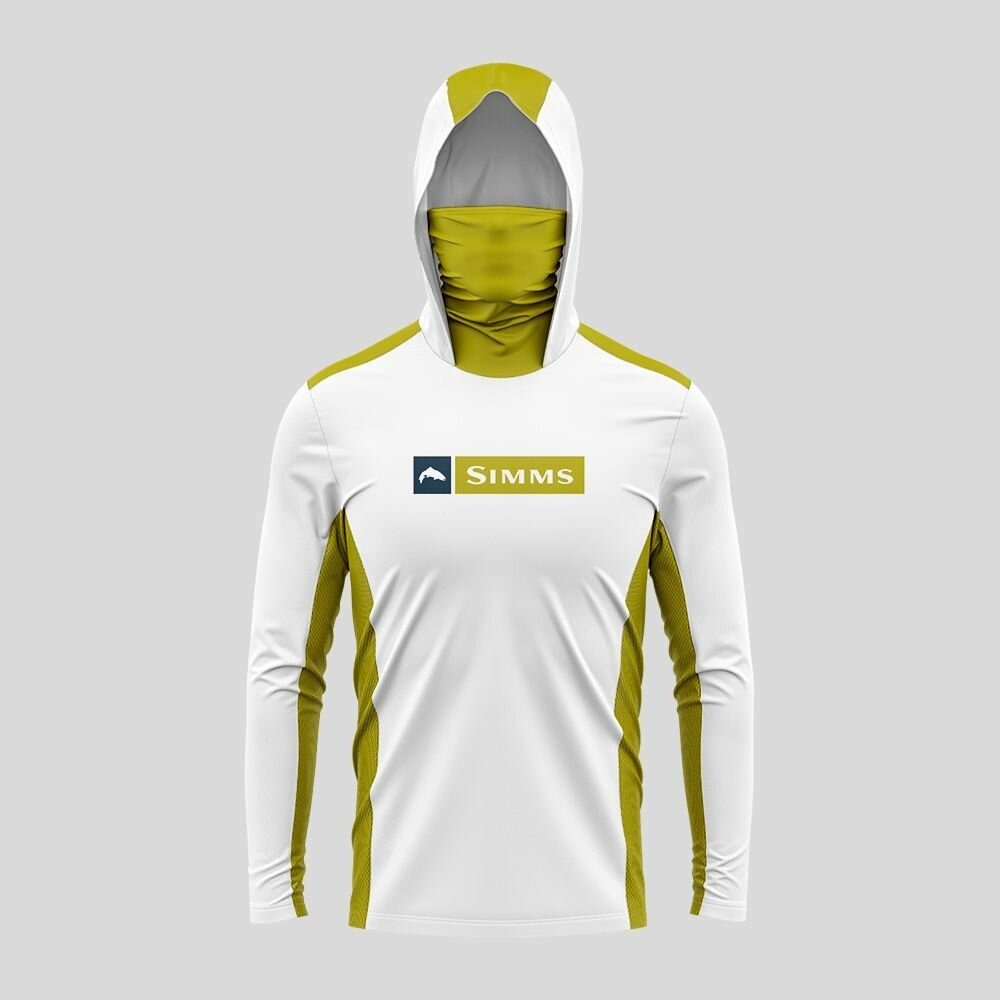 Толстовка SIMMS, с капюшоном, камуфляж, размер S, для рыбалки и охоты