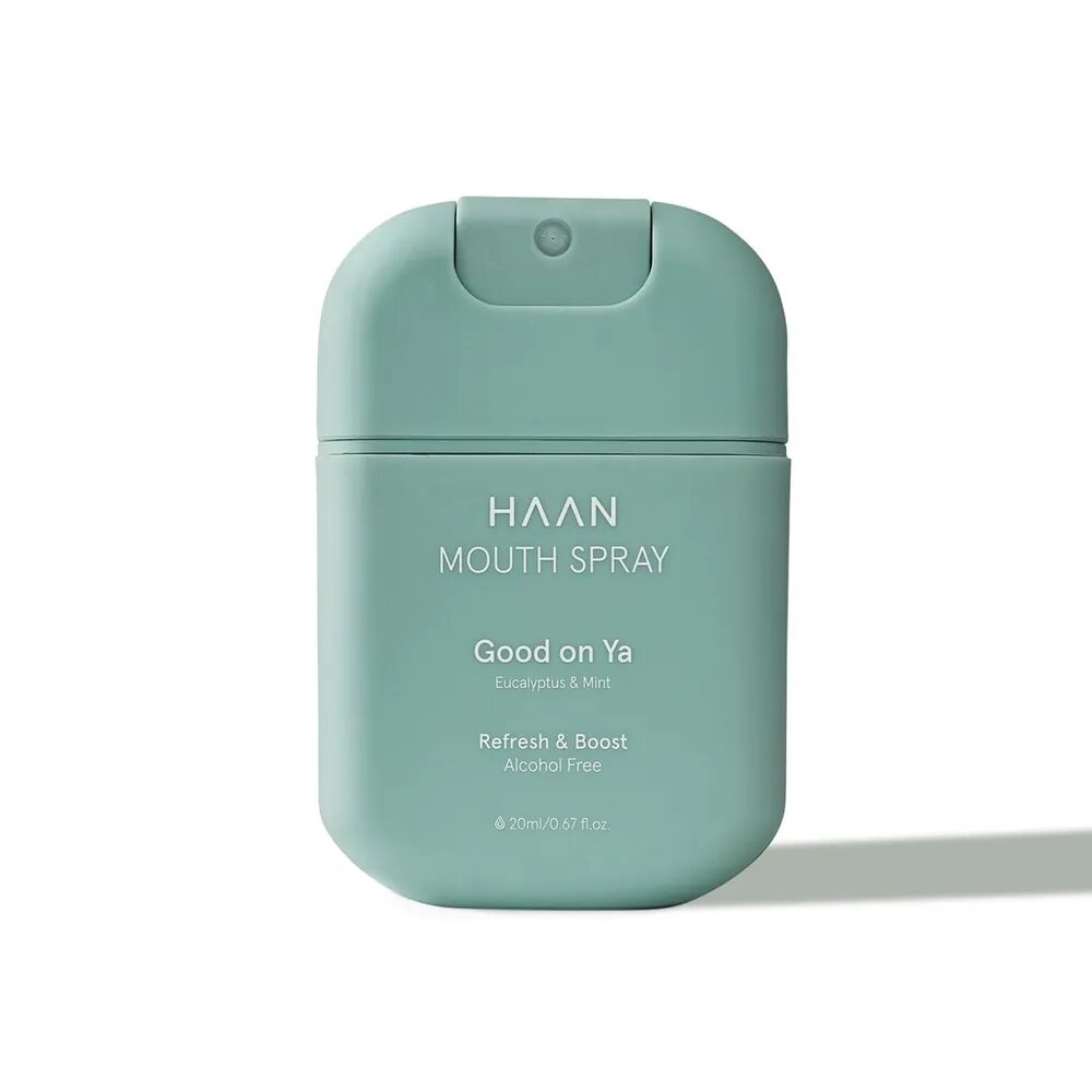 Спрей для полости рта с пребиотиками без спирта Эвкалипт и мята HAAN Mouth Spray Good On Ya, 20 мл