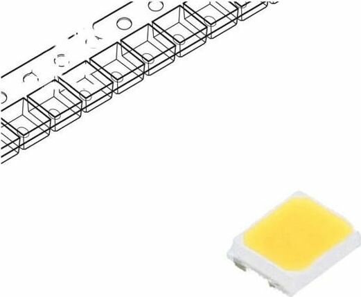 Светодиод BRIDGELUX BXEN-30S-13H-9C-00-0-0 LED SMD 2835 white warm 98lm 3000K 95 116 град. 100mA 8800mV до 9300mV 1W 1шт