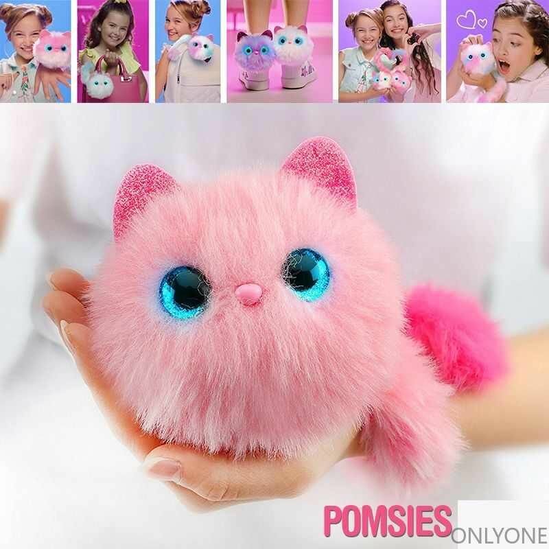 Интерактивная Игрушка My Fuzzy Friends Pomsies Котенок Помсис Пинки