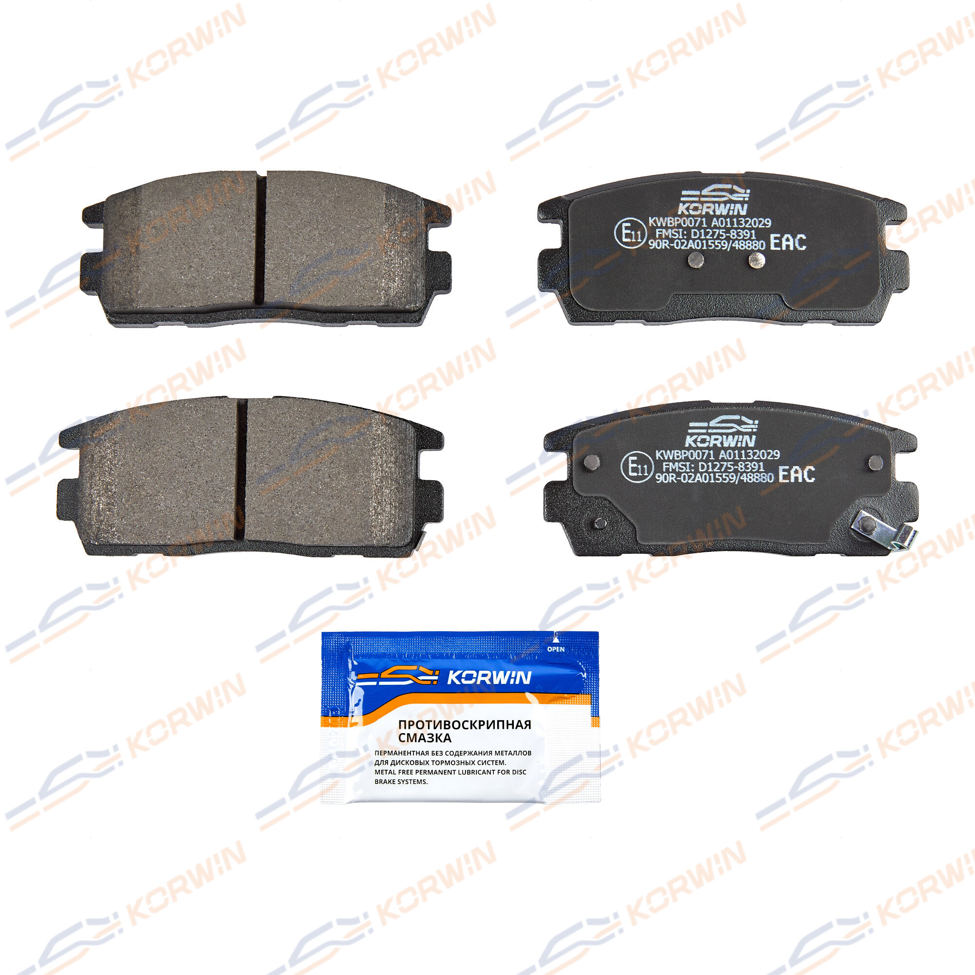 Колодки тормозные зад. Chevrolet Captiva (C100/C140) 06-/Opel Antara (L07) 06-15