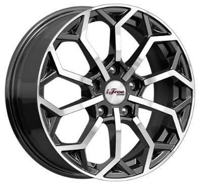 Колесные диски iFree Спейс-Нидл 6.5x16 5*100 ET38 d67.1 Блэк Джек литые для автомобилей