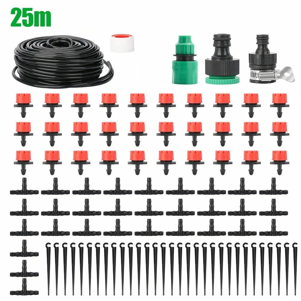 Комплект капельного полива, лента 25 метров