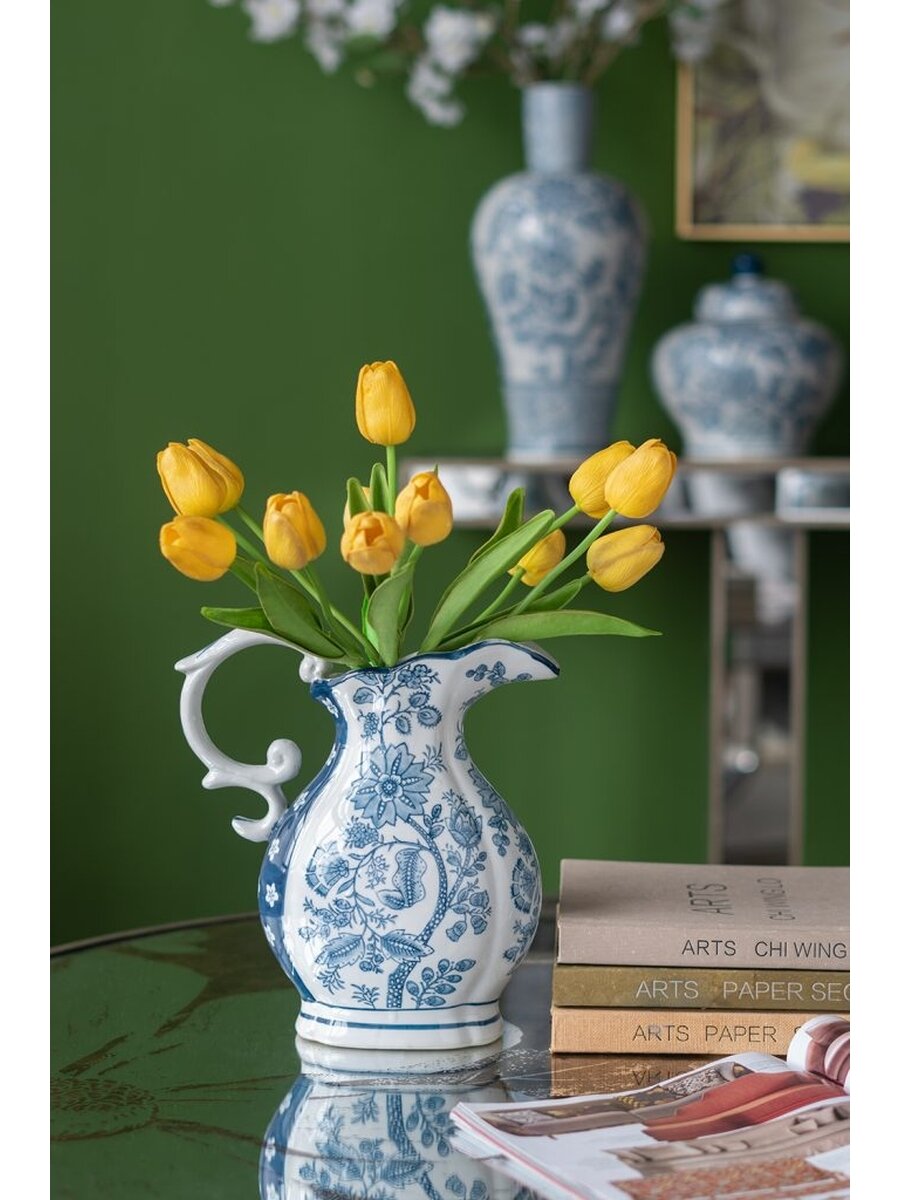 Кувшин Glasar 61198, фарфор, декоративный, 23 см х 13 см х 26 см