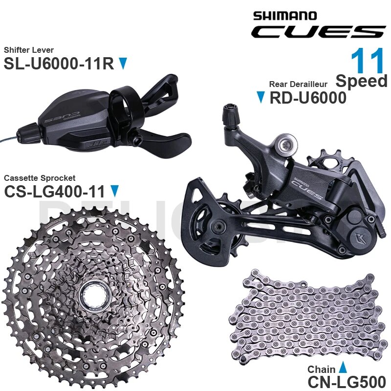 SHIMANO CUES U6000 Механические Переключатели 11 Скоростей SLn LG400(50T)