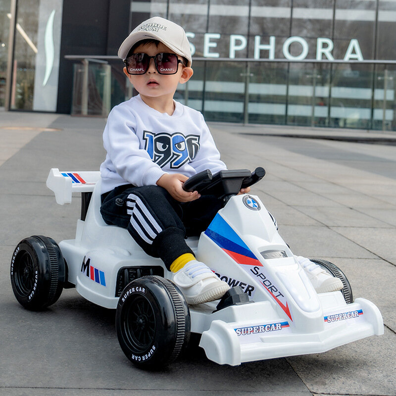 Детский электрокарт, с пультом, Bluetooth, радио, управление до 5 км/час