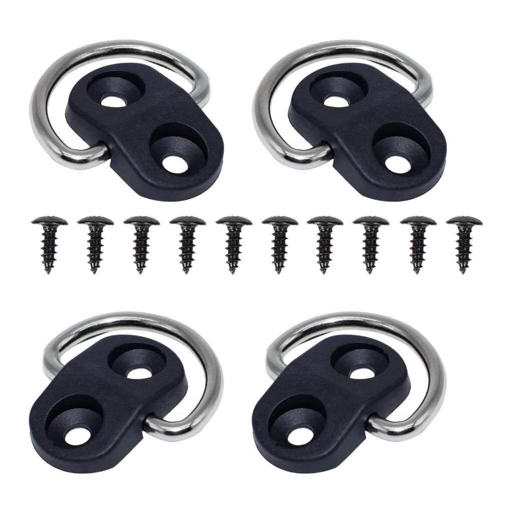 4 комплекта автомобильных подвесок D-образной формы с тянущими кольцами
