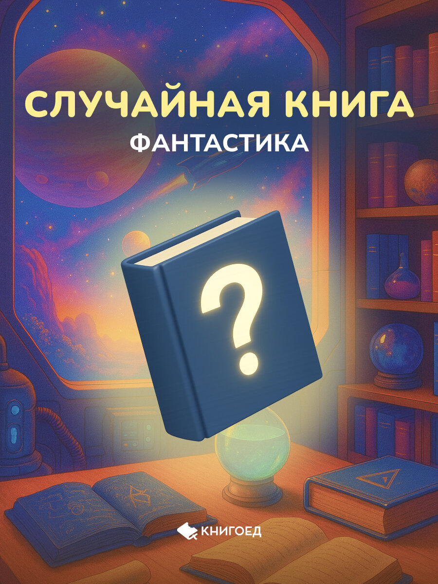 Случайная книга фантастика — букинистический сюрприз / фантастические книги, научная фантастика
