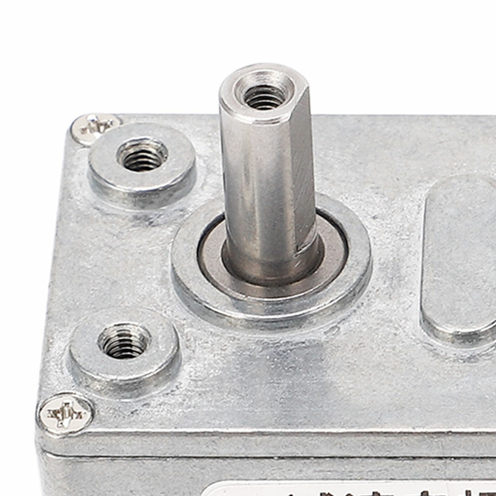 Мотор-редуктор 12 мм, одновальный, самоблокирующийся, реверсивный червячный мотор-редуктор с крепежным основанием, 24 В постоянного тока, 10 об/мин