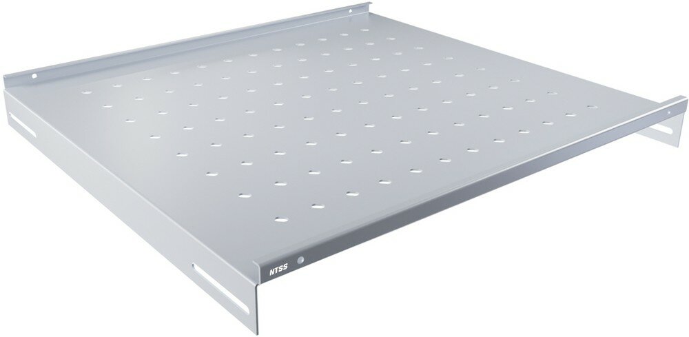 Полка стационарная NTSS NTSS-FS-H-600 1U нагр:100кг. 19 350мм серый (упак:1шт)
