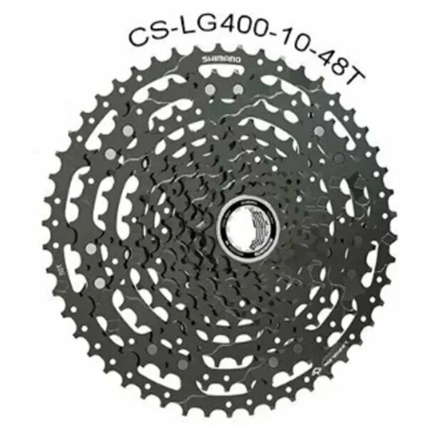 Shimano LG400 кассета звездочка для MTB велосипеда 11-48T 10 скоростей черный маховик велосипедные запчасти