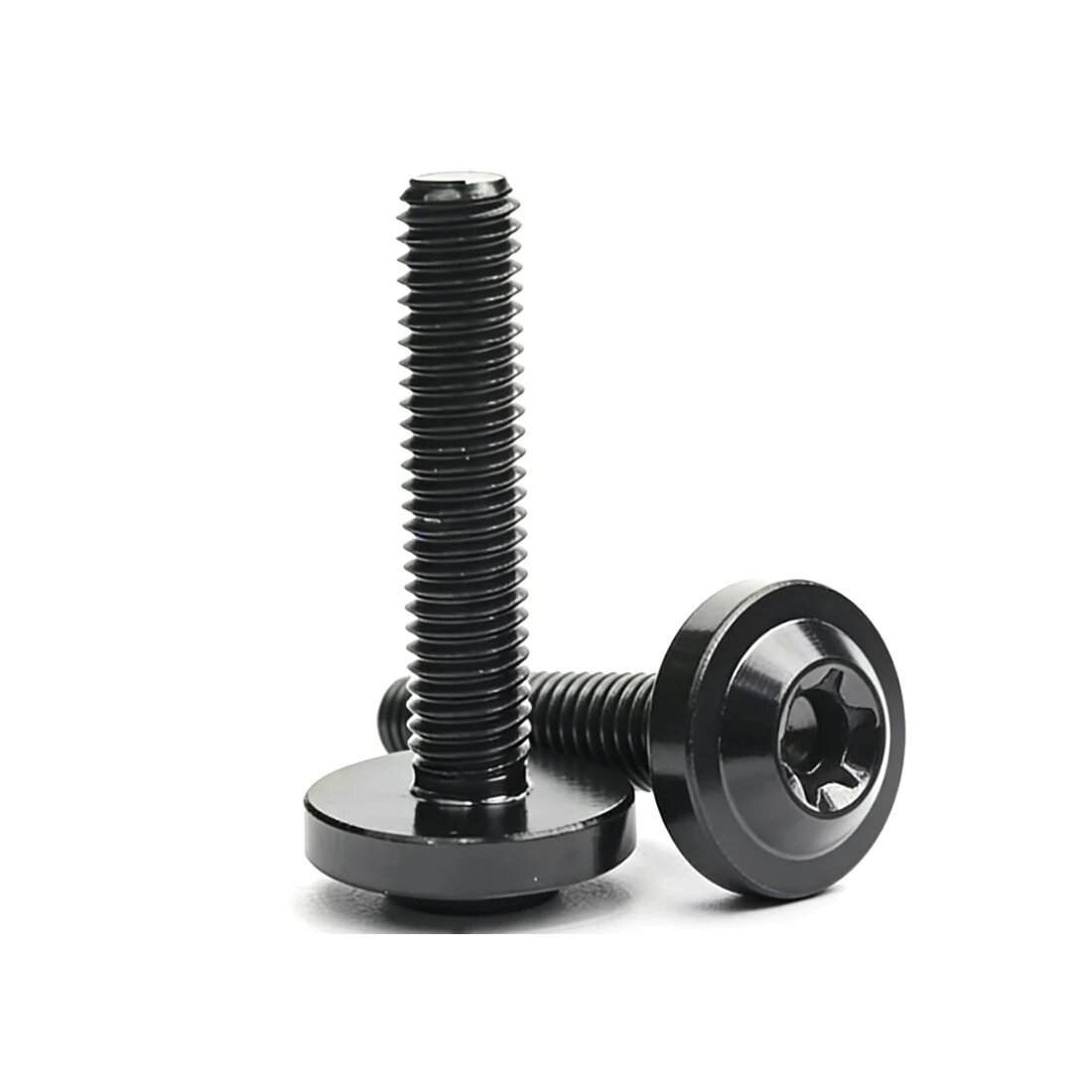 Титановые болты M4 M5 M6 M8 длиной 10-60 мм с полукруглой головкой Torx Black, M5x15mm