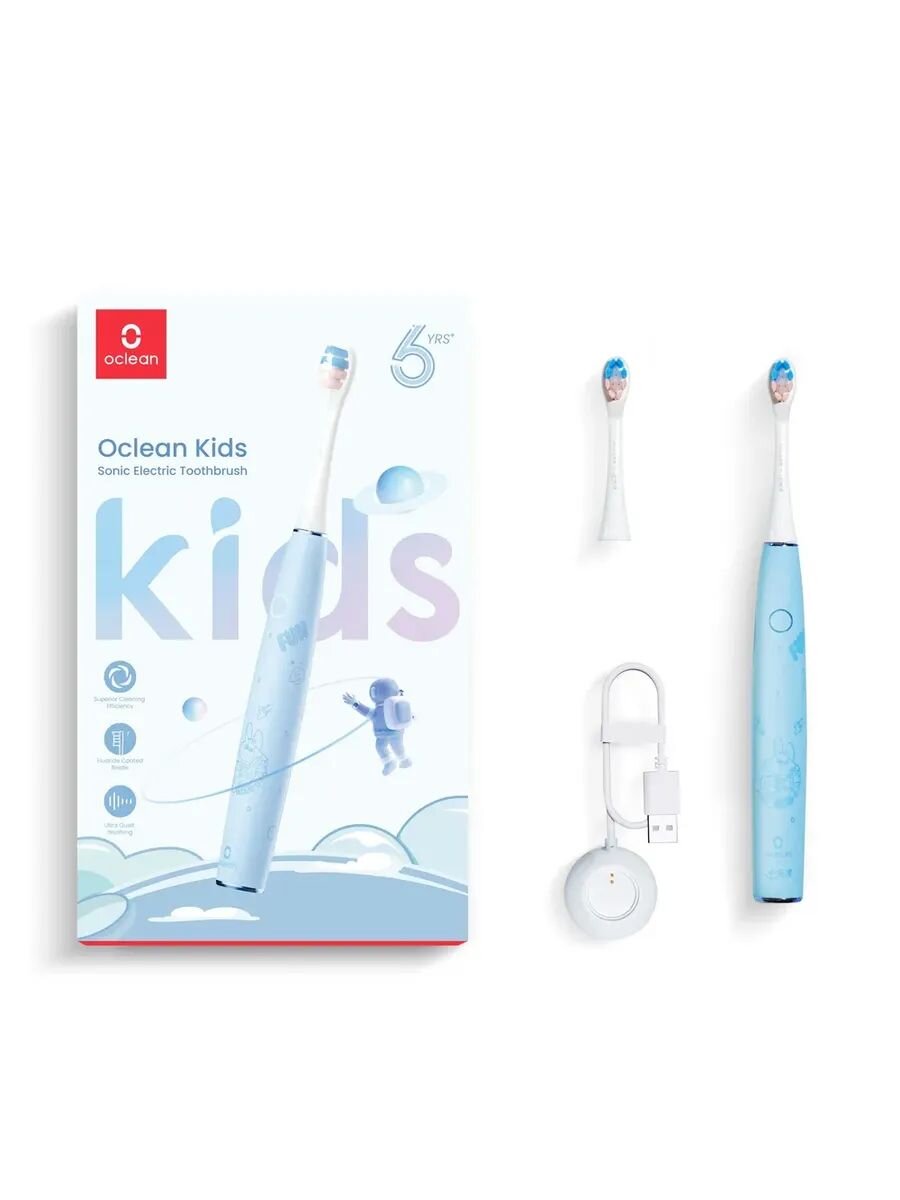 Зубная щётка электрическая Oclean X Kids Pro, голу
